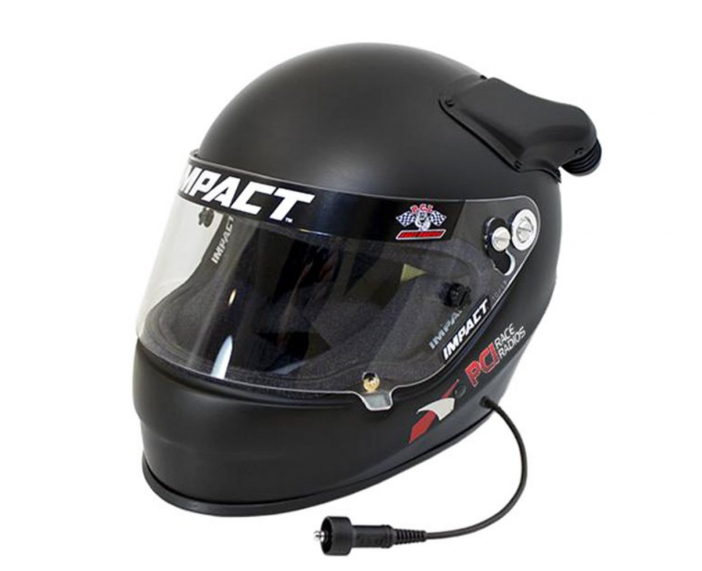 Impact Offset Evo Wired Forced Air Helmet - Mike's Shock Shop